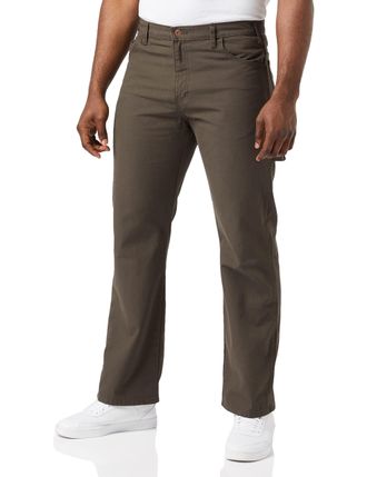 Dickies Herren Lockere Passform, Gerades Bein, Carpenter Duck Jeans Arbeitshose, Black Olive, 30W / 30L