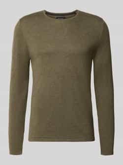 Christian Berg Strickpullover aus Baumwolle mit Rundhalsausschnitt