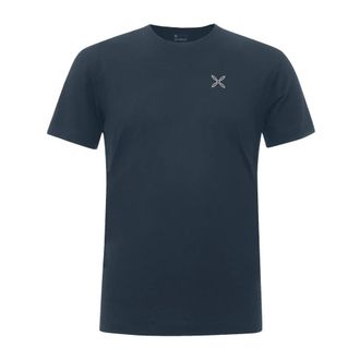 Montura Logo Merino T-Shirt - - Sport - Herren - Blau - 2XL