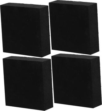 DOITOOL 4 St&uuml;ck Anti rutsch Gummipads Dicke Sto&szlig;d&auml;mpfer Vibrationsschutz Fitnessger&auml;te Bodenschutz Gummiunterlage f&uuml;r Laufband Waschmaschine und M&ouml;bel