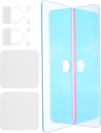 Angoily Irideszierendes Acryl Wandregal Schwebendes Aufbewahrungsboard ohne Bohren Platzsparend für Wohnzimmer Schlafzimmer Küche Vielseitig Robust Langlebig