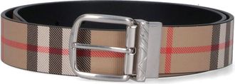 Burberry Check Reversible Belt