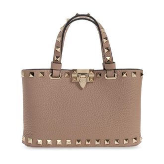 Valentino Garavani Femme, Sacs, Beige, Taille: ONE Size Sac en cuir clout&eacute;