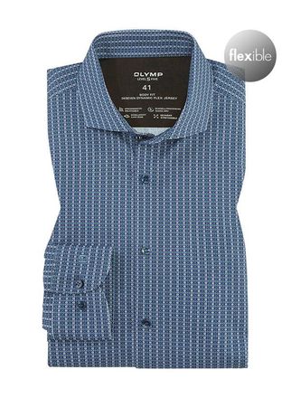 Olymp Herren Hemd blau