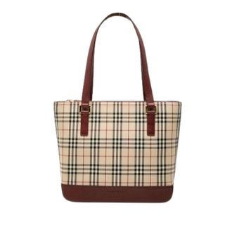 Burberry Pre-owned Canvas Tote Bag - - Pre-owned - Damen - Beige - ONE SIZE