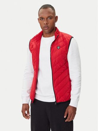 Emporio Armani Weste 8NPQ03 PNE1Z 1450 Rot Regular Fit