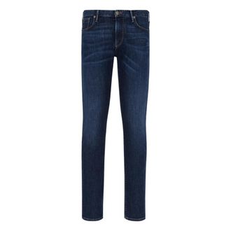 Emporio Armani J06 Slim-fit Jeans aus gewaschenem 11.5 oz Comfort-Denim - - Jeans - Herren - Blau - W29