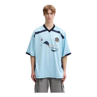 Martine Rose T-shirt de football - Homme - Tops - Bleu - Taille: L