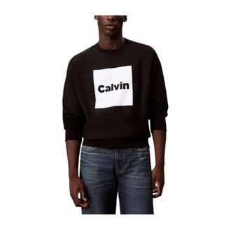 Calvin Klein Crewneck Sweatshirt - - Sweatshirts & Hoodies - Herren - Schwarzk - L