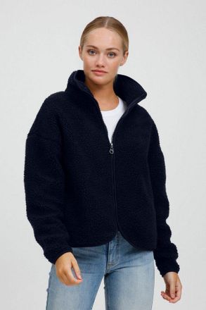 Oxmo Pl&uuml;schjacke OXTonje Kuschelige Teddyjacke mit Stehkragen