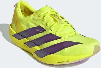 adidas adidas Performance - Adizero Adios 9 - Laufschuhe in Solar Yellow/Aurora Plum-Gelb