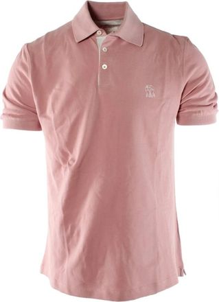 Brunello Cucinelli Homme, Tops, Rose, Taille: 2XL Polo
