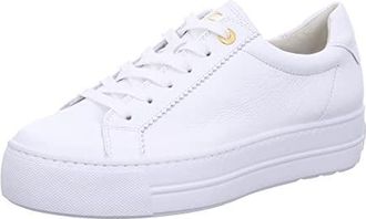 Paul Green Femme Chaussures &agrave; Lacets 5241, Dame Chaussures Confortables Largeur: Normale (WMS),Chaussure Basse Confort,Wei&szlig; (Black),40 EU / 6.5 UK