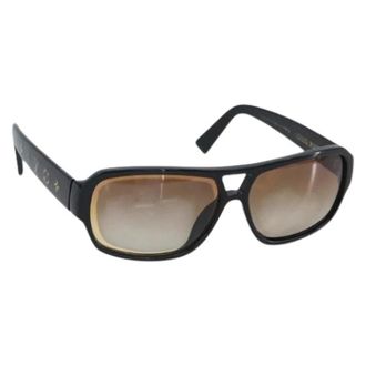 Louis Vuitton Lunettes de soleil en plastique Pre-owned - Femme - Pre-owned - Noir - Taille: ONE Size