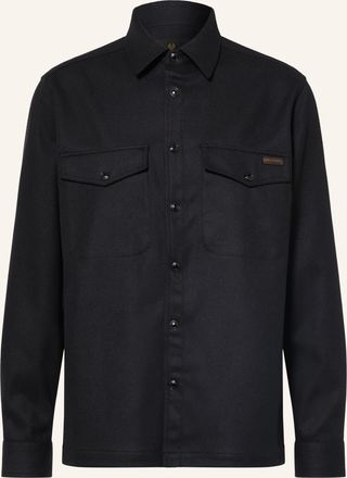 Belstaff Flanell-Overjacket Castle schwarz