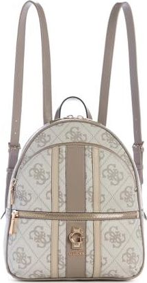 Guess sac &agrave; dos de loisirs Erenia Backpack Dark Taupe Logo