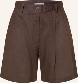 Mrs & Hugs Mrs & Hugs Leinenshorts braun