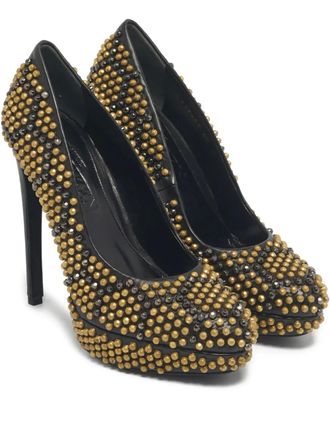 Alexander McQueen Pumps mit Nieten - Schwarz