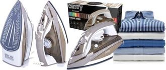 Camry CR 5018 Dampfbügeleisen, Keramik, Gold, Einheitsgröße