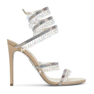 Rene Caovilla Femme, Chaussures, Multicolore, Taille: 37 1/2 EU Sandale &agrave; talon haut Chandelier 105