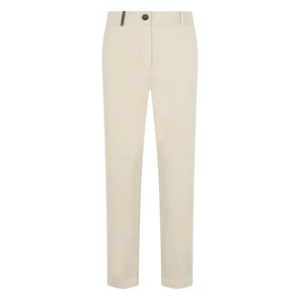 PESERICO Femme, Pantalons, Beige, Taille: 44 FR Chinos
