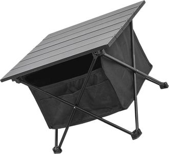 Cabilock Faltbarer Campingtisch mit Aufbewahrungstasche rutschfeste F&uuml;&szlig;e Stabiles Aluminiumgestell Leichter Klapptisch f&uuml;r Picknick Grillen Camping und Outdoor