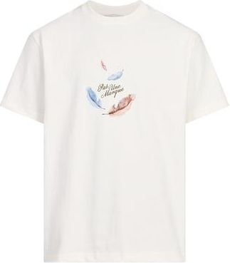 Pas Une Marque T-shirt ample imprim&eacute; en coton