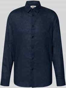 Drykorn Slim Fit Freizeithemd aus Leinen-Baumwoll-Mix Modell RAMIS