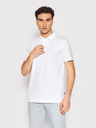 HUGO BOSS Poloshirt Palosh 50471335 Wei&szlig; Slim Fit