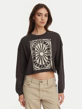 Billabong Bluse Trip Around EBJZT00491 Grau Cropped Fit