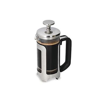 La Cafetière Roma Cafetière aus Edelstahl, 3 Tassen, silberfarben, in Geschenkverpackung, Silber