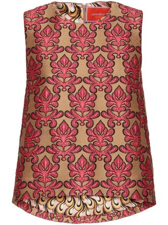 La DoubleJ haut à motif zèbre - Rose