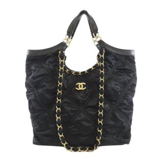 Chanel Pre-owned Vintage Nylon Tote Bag - - Pre-owned - Damen - Schwarzk - ONE SIZE
