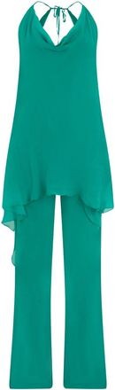 Alberta Ferretti Femme, Combinaisons et Ensembles, Vert, Taille: 44 FR Jumpsuits & Playsuits