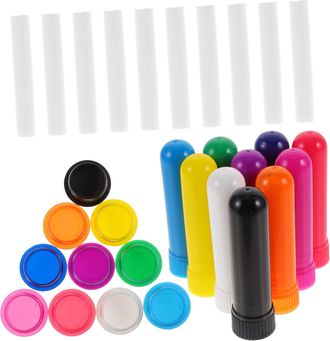 Frcolor 10stücke Für Ätherische Öle Mit Duft-inhalationsstäbchen Aromatherapie-inhalationsröhrchen Aus Strapazierfähigem Kunststoff Naseninhalator Mit Hohlen 
