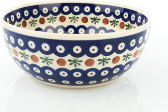 Generic Keramik Kunstkunst Dahlie Boleslawiec Keramikschale &Oslash; 18 | 2