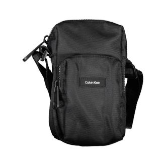 Calvin Klein Schwarze Schultertasche mit schickem Detail - - Bags - Herren - Schwarzk - ONE SIZE