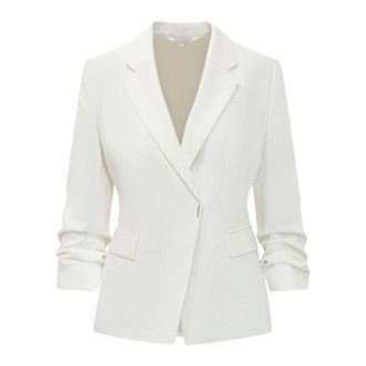 HUGO BOSS Femme, Vestes, Blanc, Taille: 36 FR Jia8 Jacket
