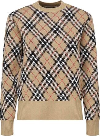 Burberry Femme, Pulls, Beige, Taille: 40 FR Pull L&eacute;ger en Laine et Mohair Sable