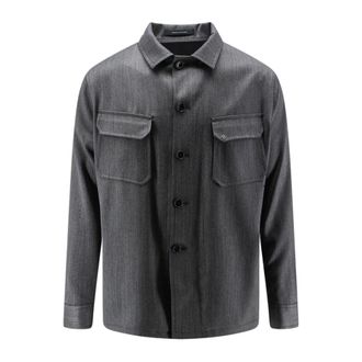 Tagliatore Homme, Chemises, Gris, Taille: XL G-Calvin Shirt Jacket