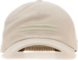 Ermenegildo Zegna Homme, Accessoires, Beige, Taille: M Casquette de baseball Oasi Lino