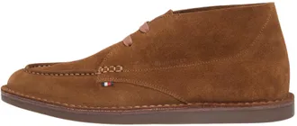 Tommy Hilfiger Herren Hilfiger Stitchdown Suede Chukka Fm0Fm05691 Niedrige Stiefel, Brown (Coconut Grove), 44.5 EU