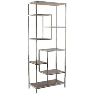DKD Home Decor Regal DKD Home Decor Stahl Holz MDF (80 x 40 x 200 cm)