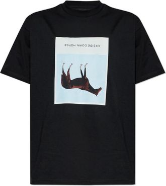 Carhartt Work in Progress Homme, Tops, Noir, Taille: S Sean Hamilton 03 T-Shirt