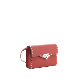 Valentino Garavani Womens Multicolor Calf Leather Bos Taurus Shoulder Bag