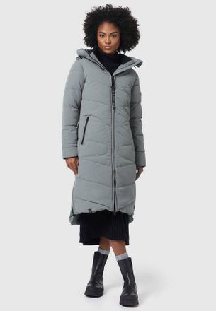 Marikoo Winterjacke Benikoo langer Winter Mantel gesteppt
