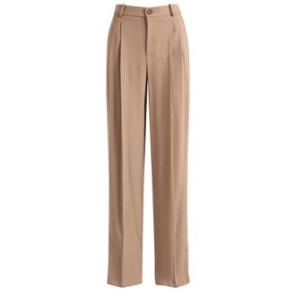Elisabetta Franchi Damen, Hosen, Braun, XLGr&ouml;&szlig;e