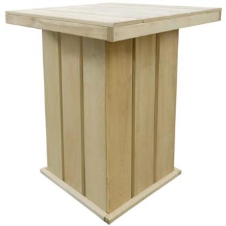vidaXL Bartisch 75x75x110 cm Kiefernholz Impr&auml;gniert Vidaxl