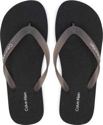 Calvin Klein Zehentrenner Calvin Klein Beach Thong Slide HM0HM02105 Schwarz