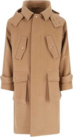 Caruso Manteau Au Genou - Beige